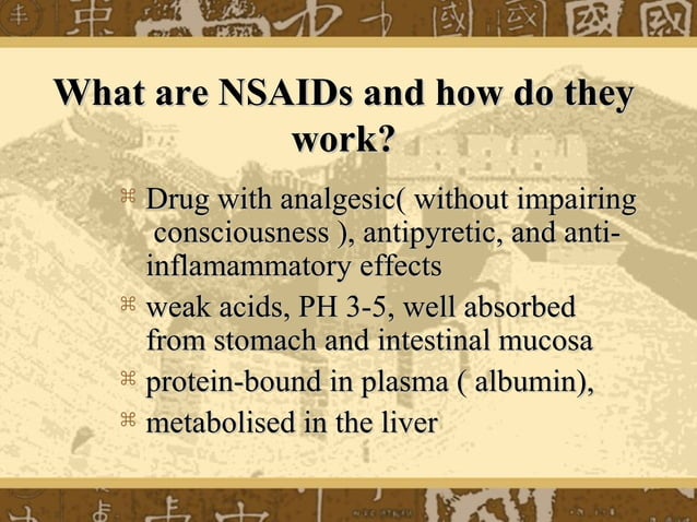 Nsaid ppt | PPT | Digestive Disorders | Diseases and Conditions