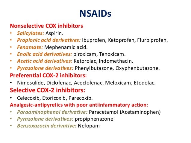 NSAIDs- (for Allied health sciences)