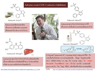 NSAIDs presentation จากใจหมอยาๆๆๆ | PPTX