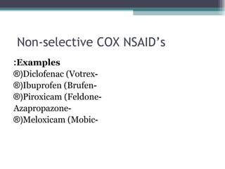 Nsaid's | PPT