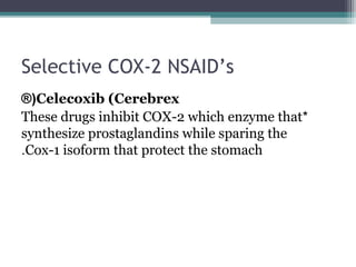Nsaid's | PPT
