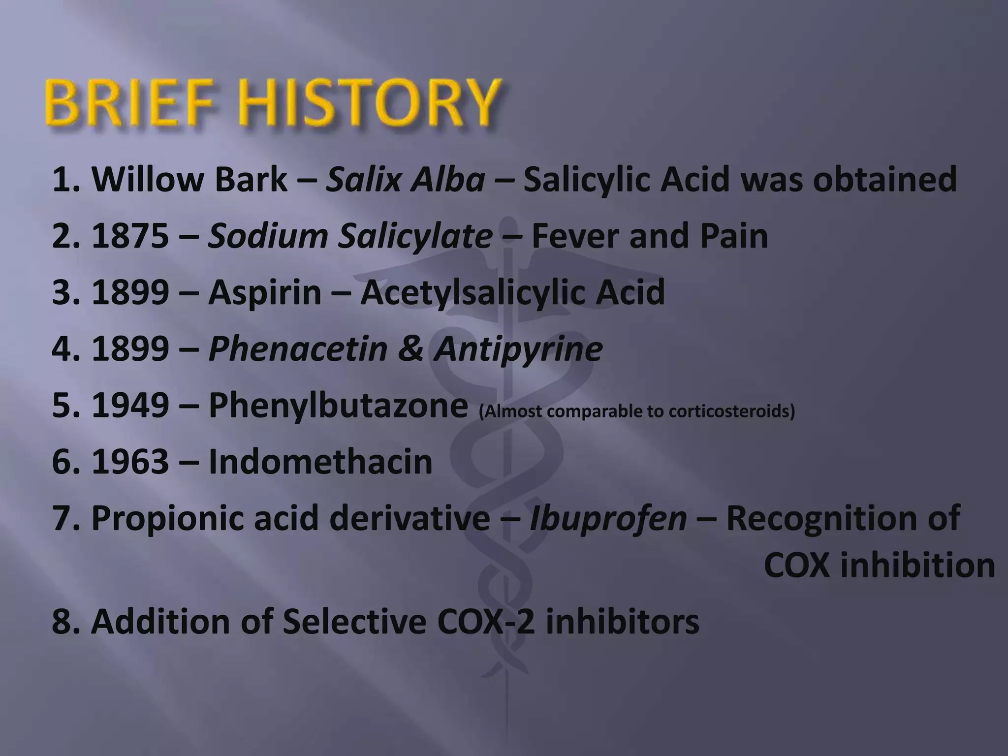 NSAIDs Pathophysiology | PPTX