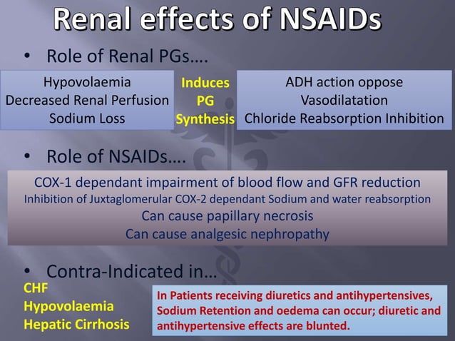 NSAIDs Pathophysiology | PPTX | Blood Disorders | Diseases and Conditions