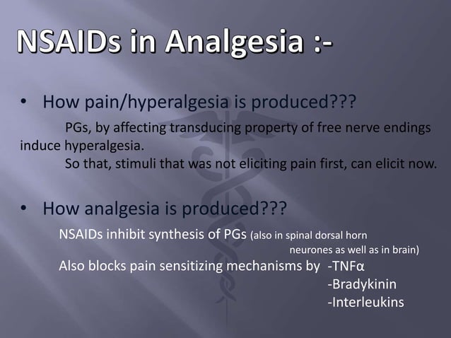 NSAIDs Pathophysiology | PPTX | Blood Disorders | Diseases and Conditions