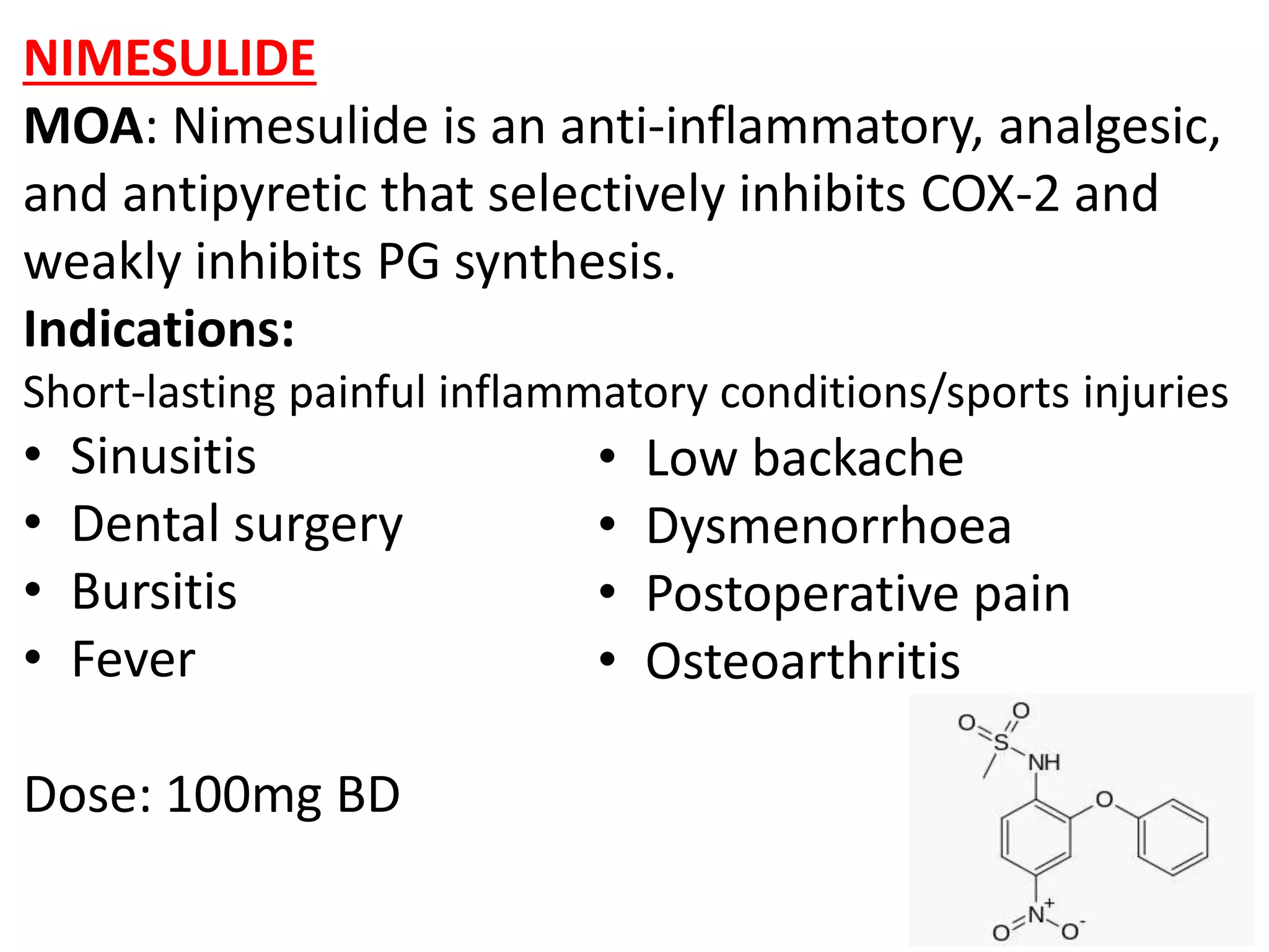 NSAIDS Non Steroidal Anti-inflammatory Drugs | PPTX