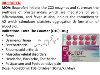 NSAIDS Non Steroidal Anti-inflammatory Drugs | PPTX
