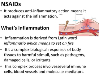 NonSteroidal Anti-Inflammatory Drugs (NSAIDs) | PPTX