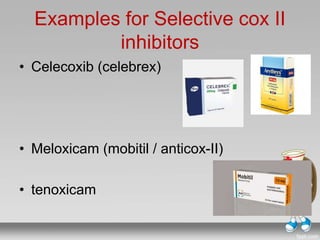 non-steroidal anti-inflammatory drugs (NSAIDs) | PPT