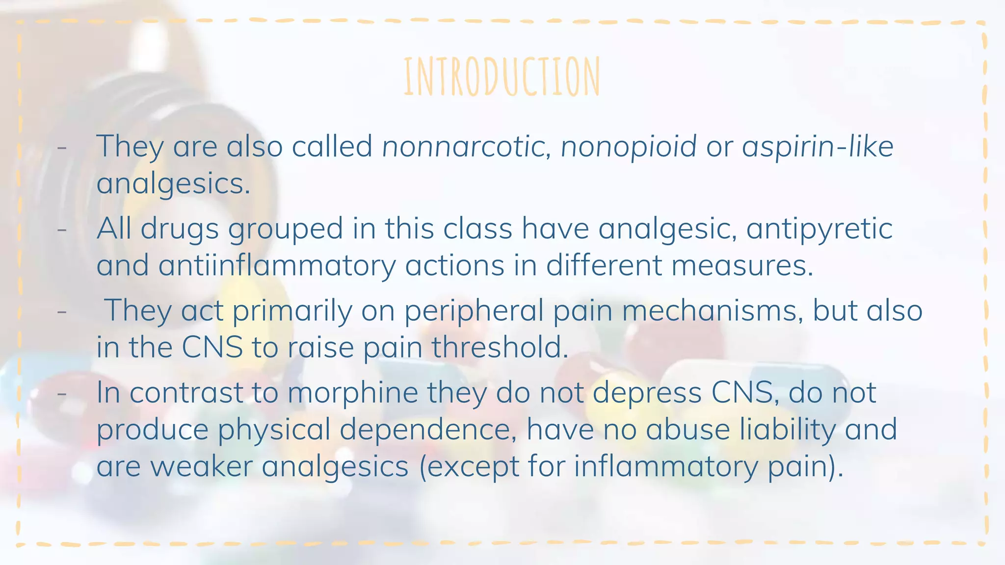 NSAIDs- Non Steroid Anti Inflammatory Drugs | PPTX