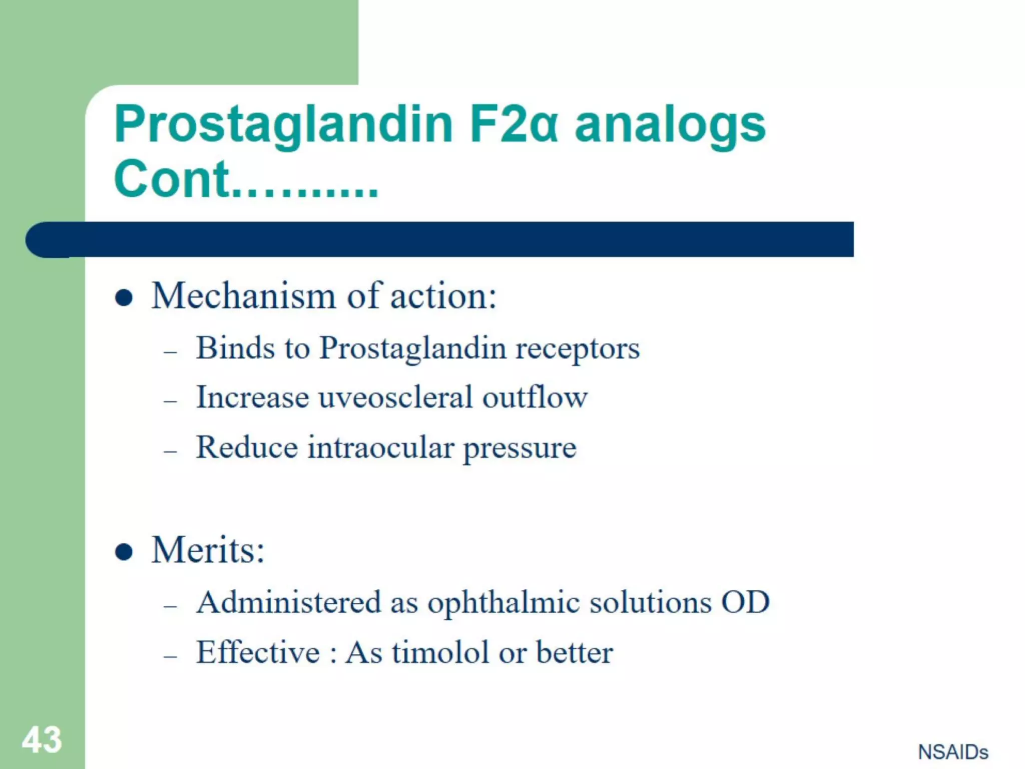 NSAIDs {Anti- Pyretic, Anti-inflammatory, and Analgesic} Pharmacology | PDF
