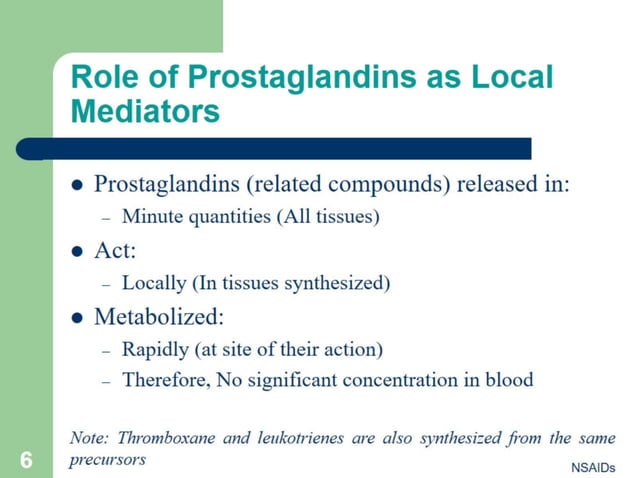 NSAIDs {Anti- Pyretic, Anti-inflammatory, and Analgesic} Pharmacology | PPT