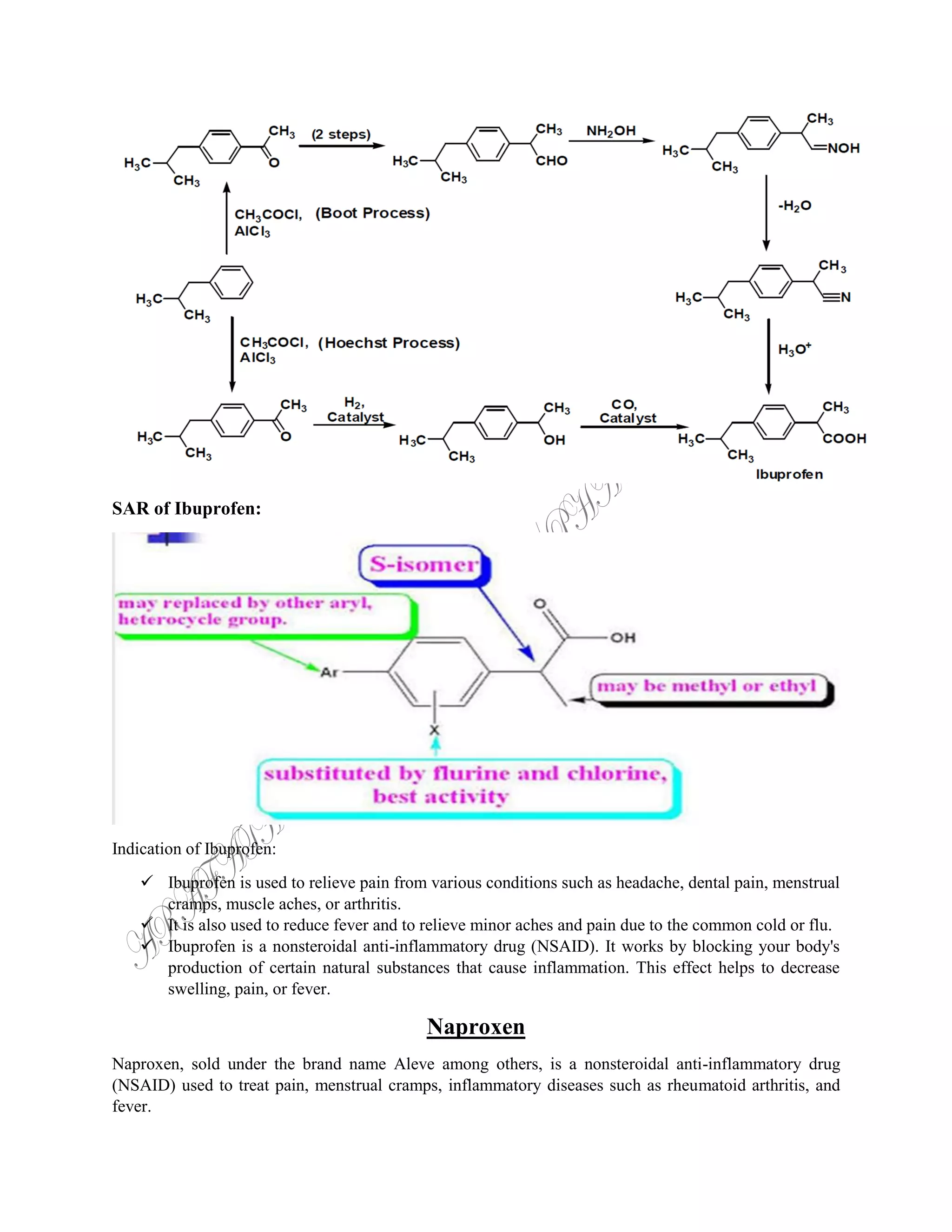 NSAIDs ; Analgesics & Antipyretics | PDF