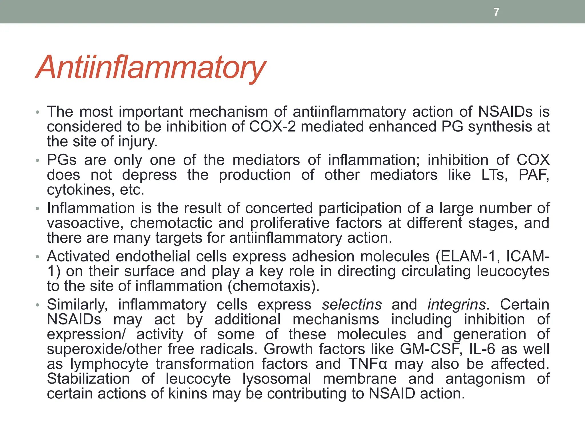 Nonsteroidal anti inflammatory drugs (NSAIDS) | PPTX