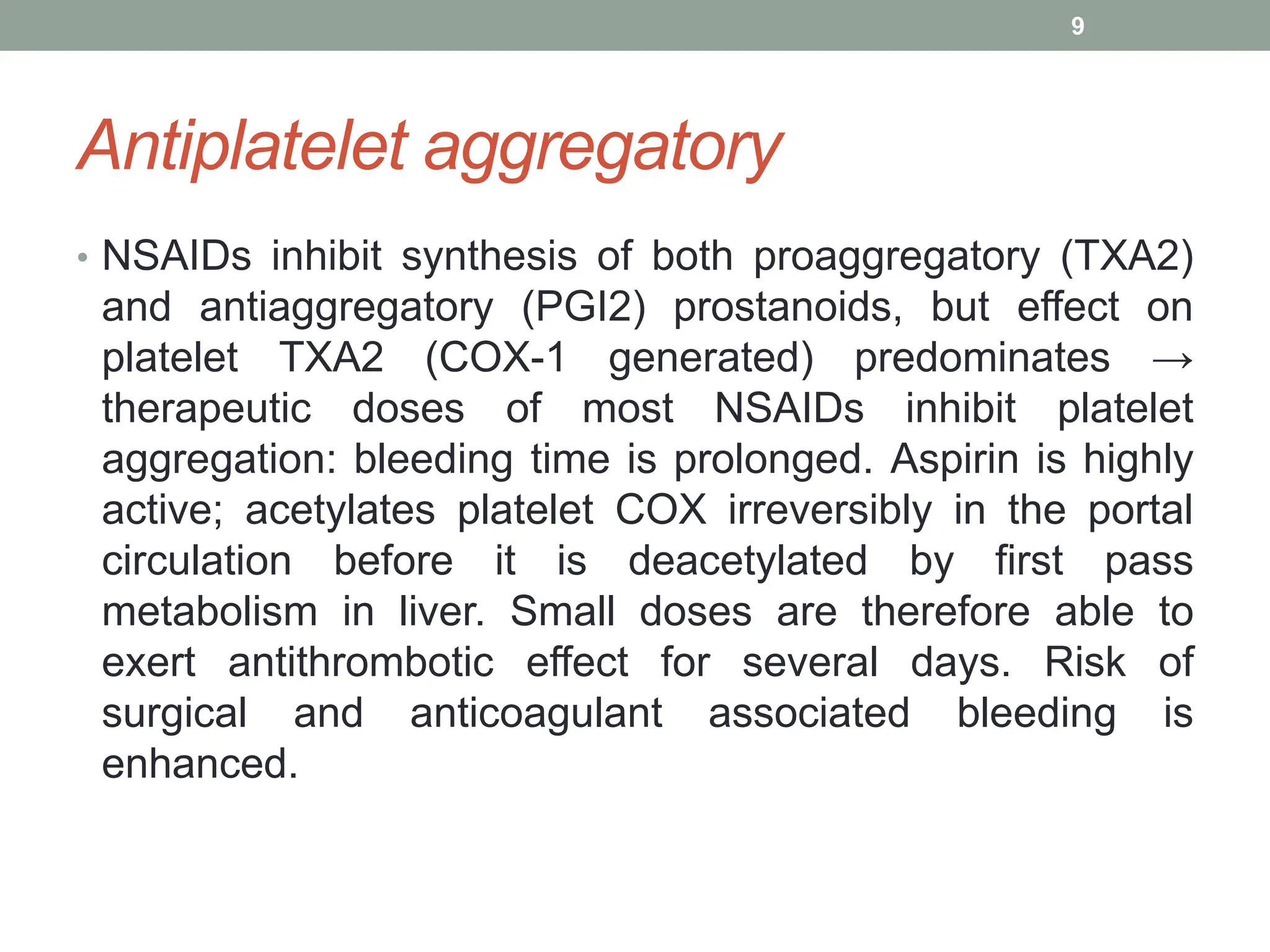 Nonsteroidal anti inflammatory drugs (NSAIDS) | PPTX | Digestive ...