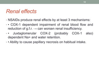 Nonsteroidal anti inflammatory drugs (NSAIDS) | PPTX | Digestive ...
