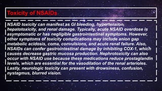 Non-steroidal anti-inflammatory drugs (NSAIDs) | PDF
