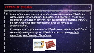 Non-steroidal anti-inflammatory drugs (NSAIDs) | PDF