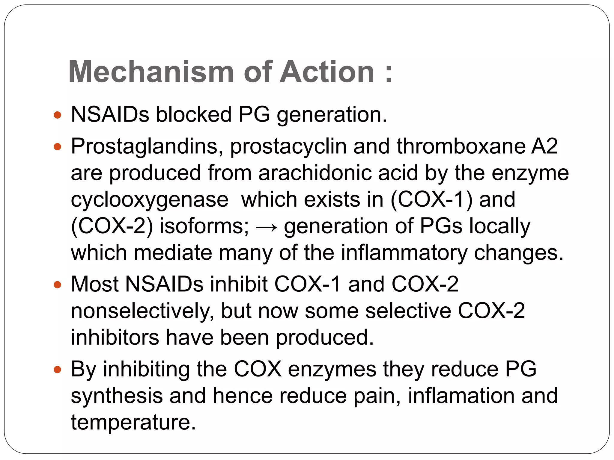 Nsaids as | PPT