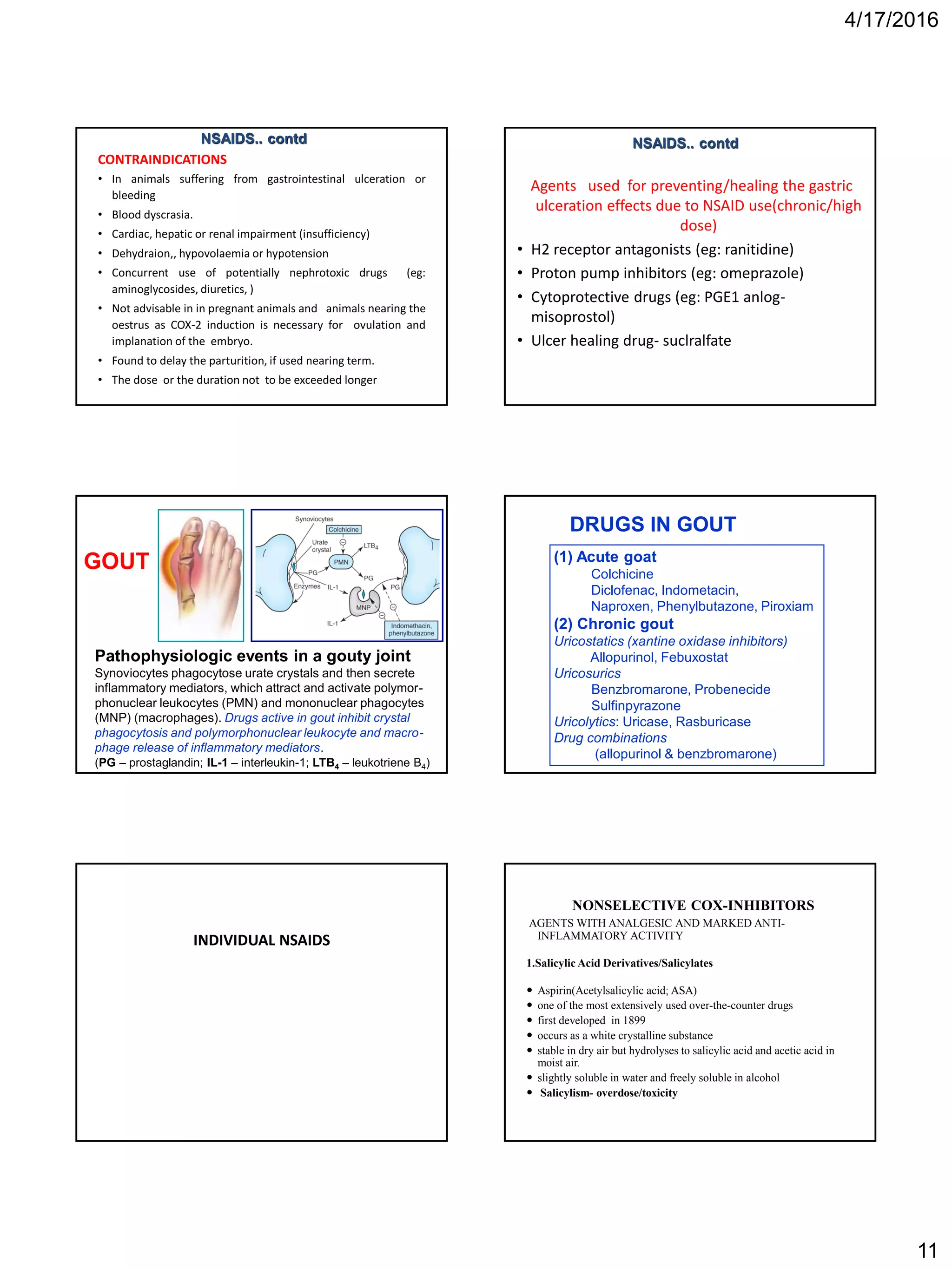 Nsaids veterinary pharmacology | PDF