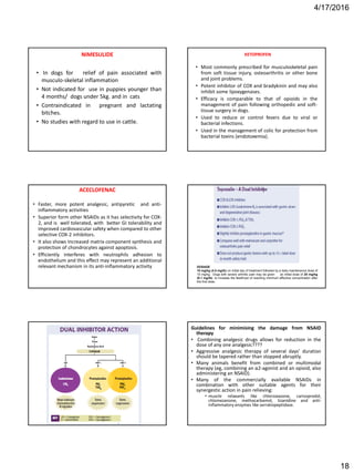 Nsaids veterinary pharmacology | PDF