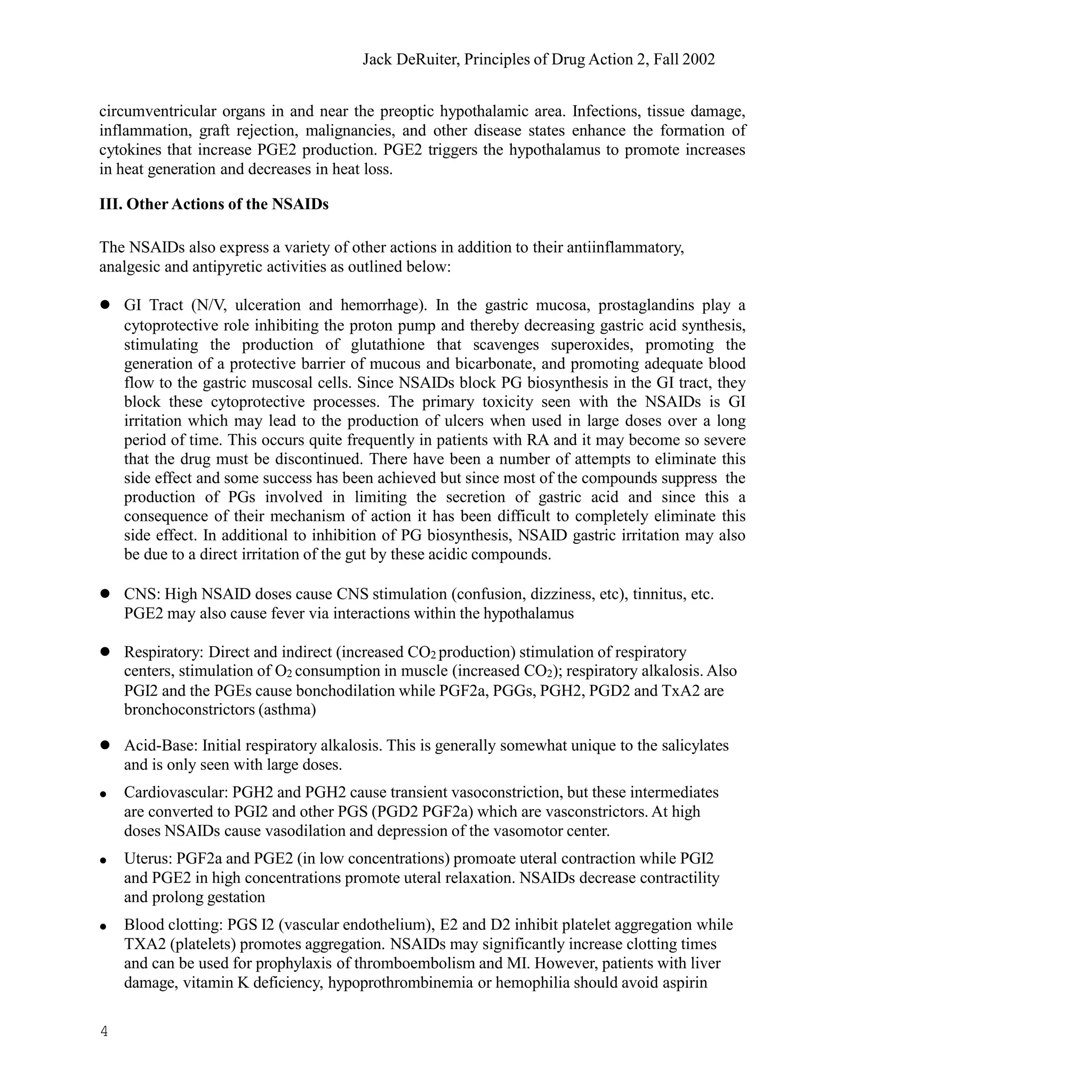 Non-steroidal anti-inflammatory drugs (NSAIDs) Pharmacology review | PPTX