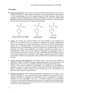 Non-steroidal anti-inflammatory drugs (NSAIDs) Pharmacology review | PPTX