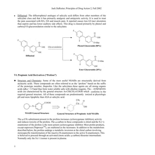 Non-steroidal anti-inflammatory drugs (NSAIDs) Pharmacology review | PPTX