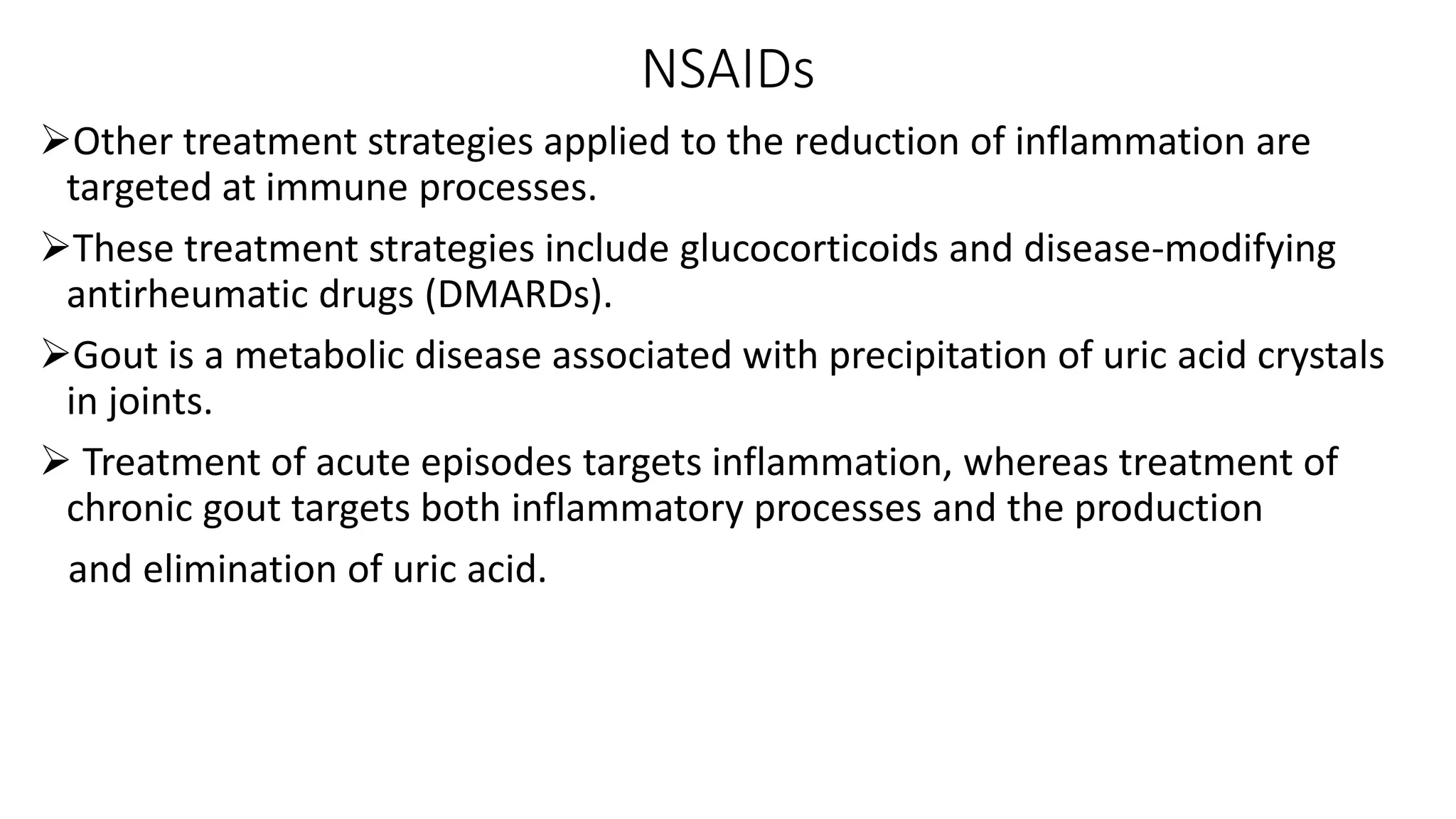 NSAIDs, Acetaminophen, & Drugs Used in Rheumatoid Arthritis & Gout.pptx