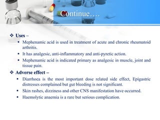 Non Steroidal Anti-inflammatory Drugs | PDF