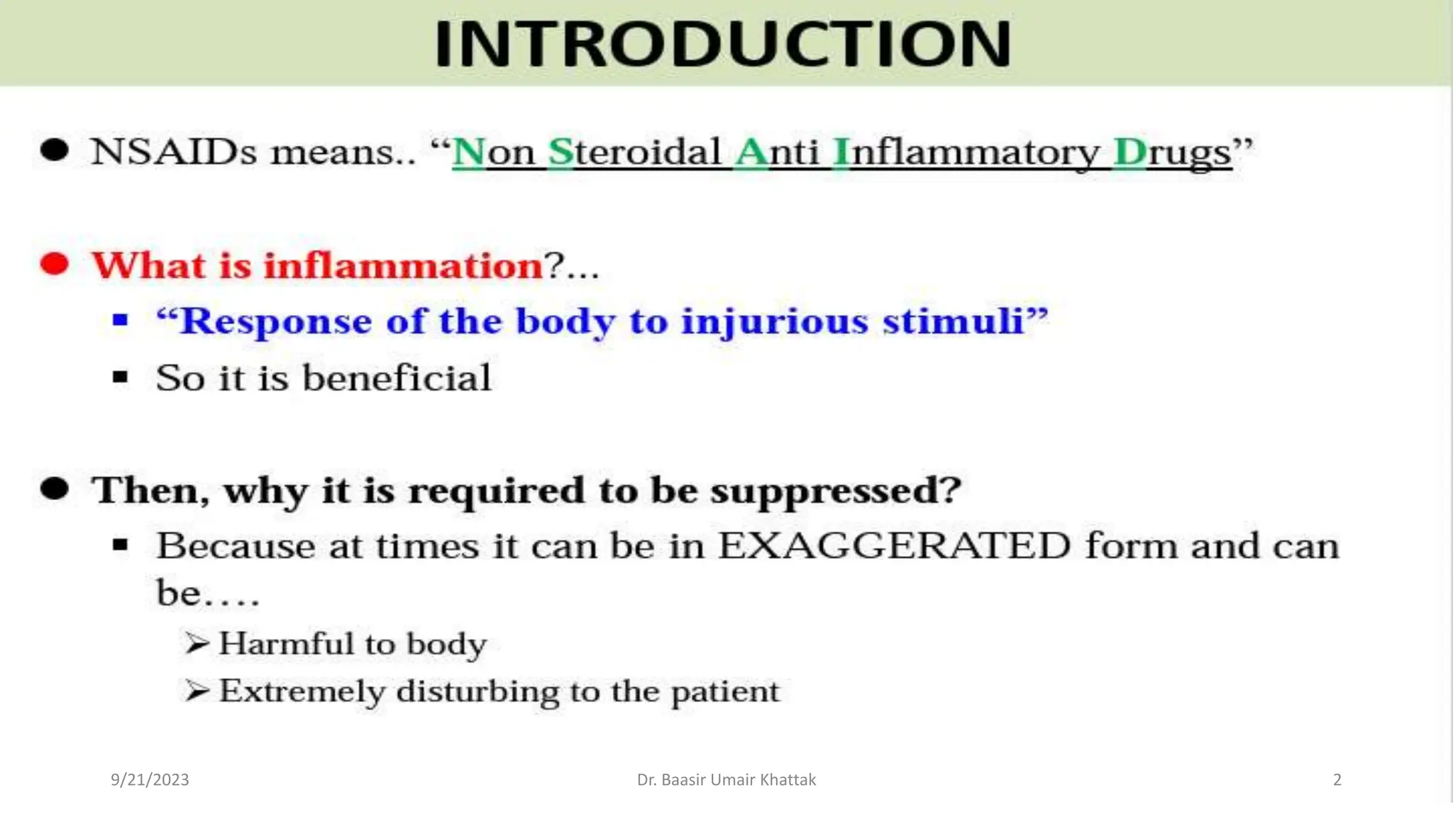 NSAIDS PHARMACOLOGY BY BAASIR UMAIR KHATTAK.pptx