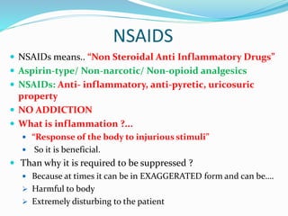 Nsaids dr.neha bds | PPTX
