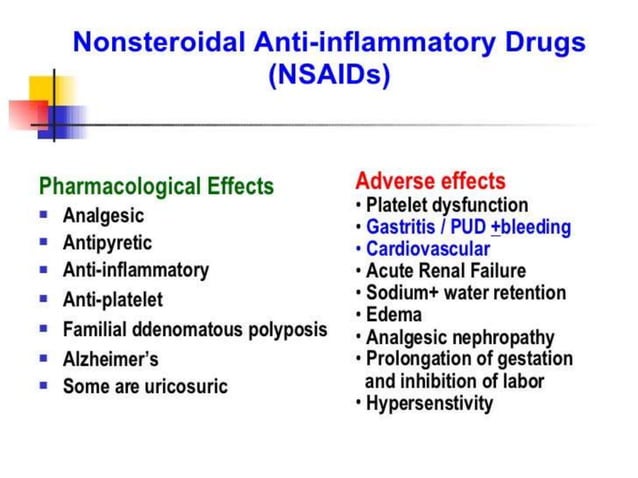 NSAIDs and ICON-G | PPT