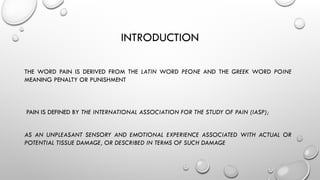 NSAIDs in endodontics for pain management | PPTX
