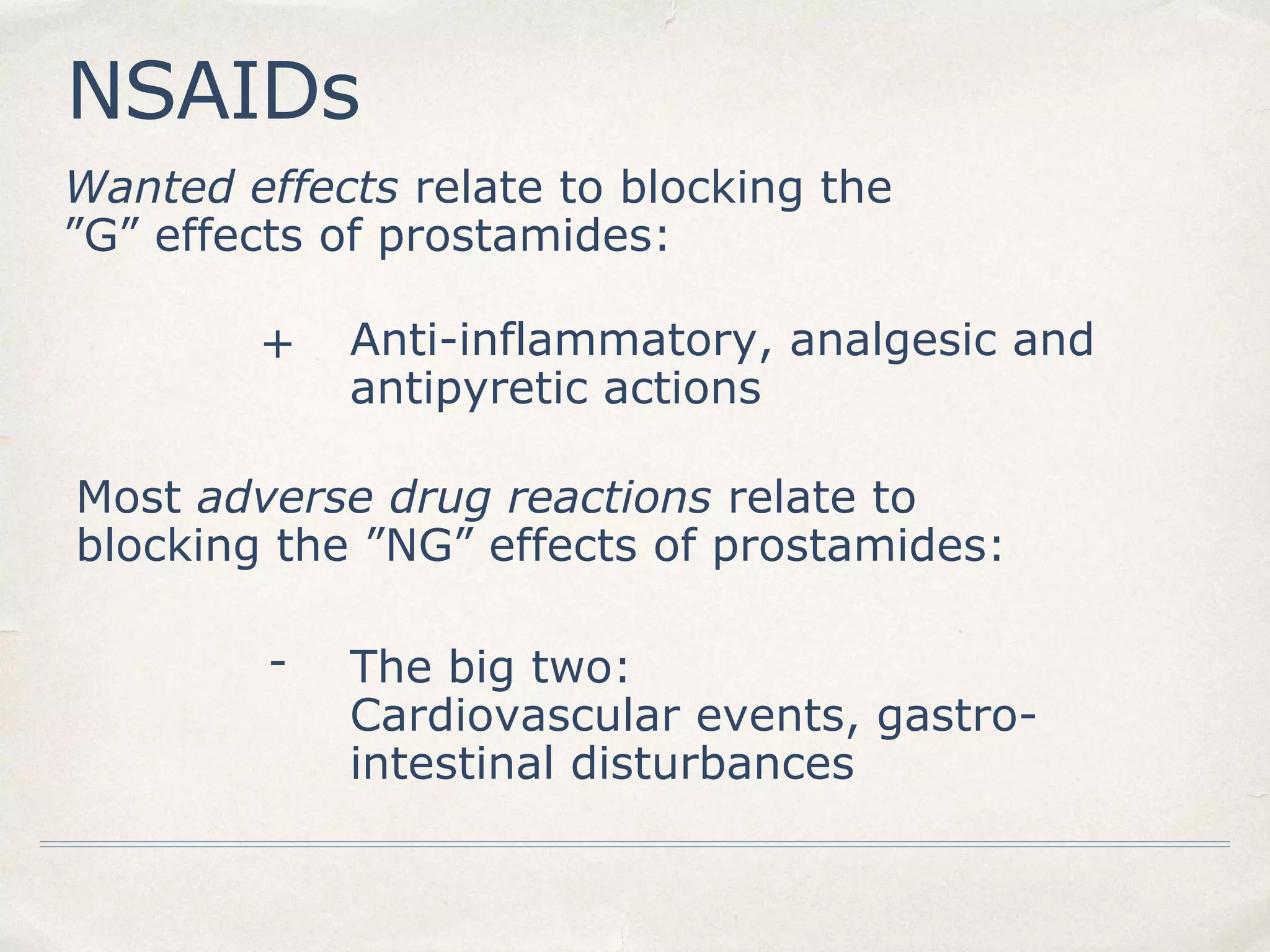 NSAIDs - an introduction | PPTX