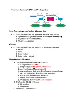 Non-steroidal anti-inflammatory drugs (NSAID) | PDF