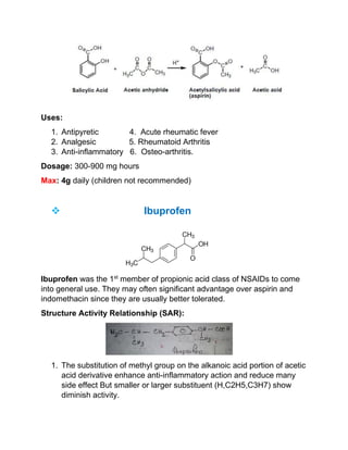 Non-steroidal anti-inflammatory drugs (NSAID) | PDF