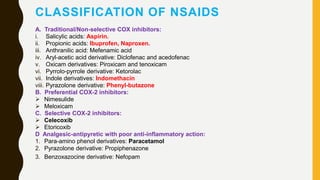 NSAIDs (Non-steroidal anti-inflammatory drugs) | PPTX | Chemistry | Science