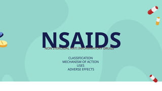 non steroidal anti inflammatory drugs prostaglandins | PPTX