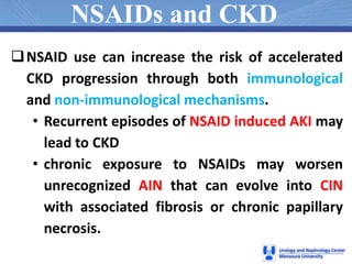 Non steroidal (NSAIDs) and the kidney ppt | PPTX