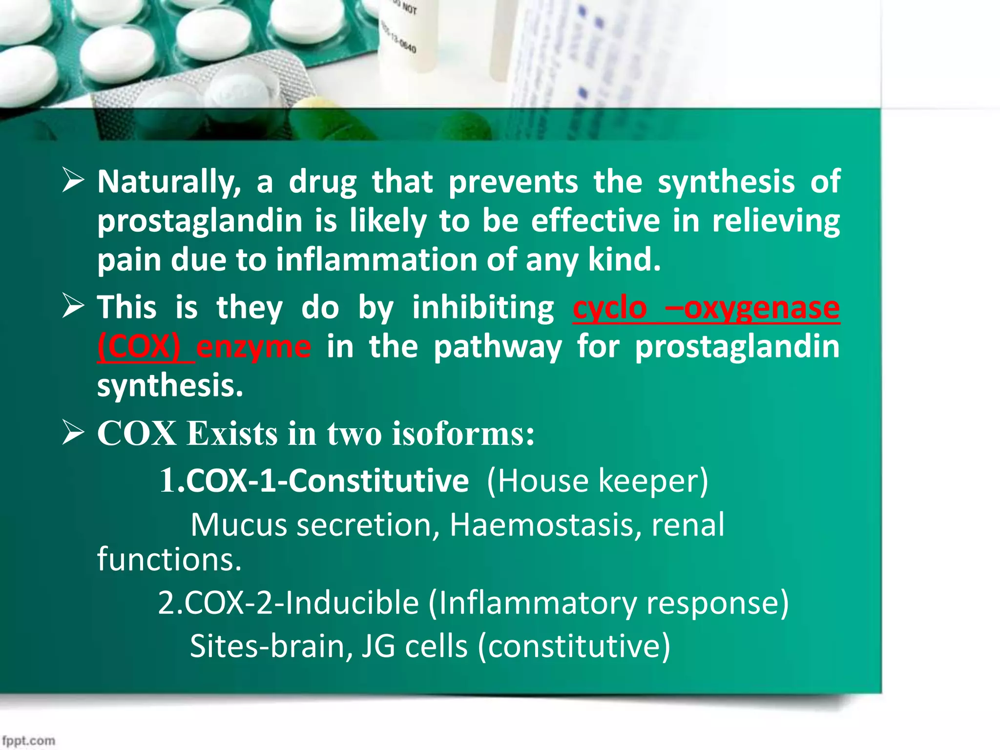 NSAIDs in Periodontology | PPTX
