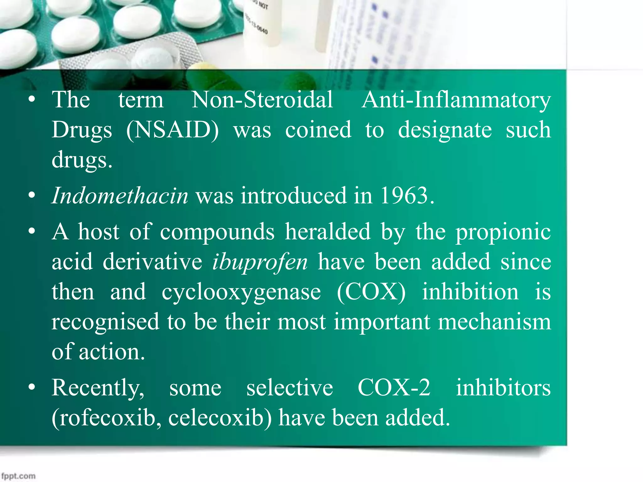 NSAIDs in Periodontology | PPTX