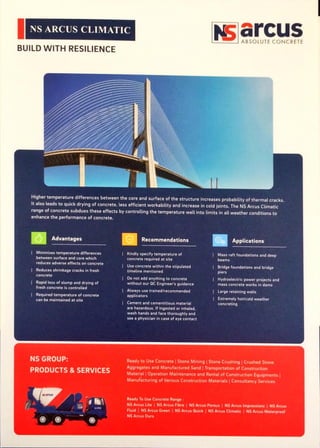 Ns Arcus Brochure | PDF | Civil Engineering Industry | Industries