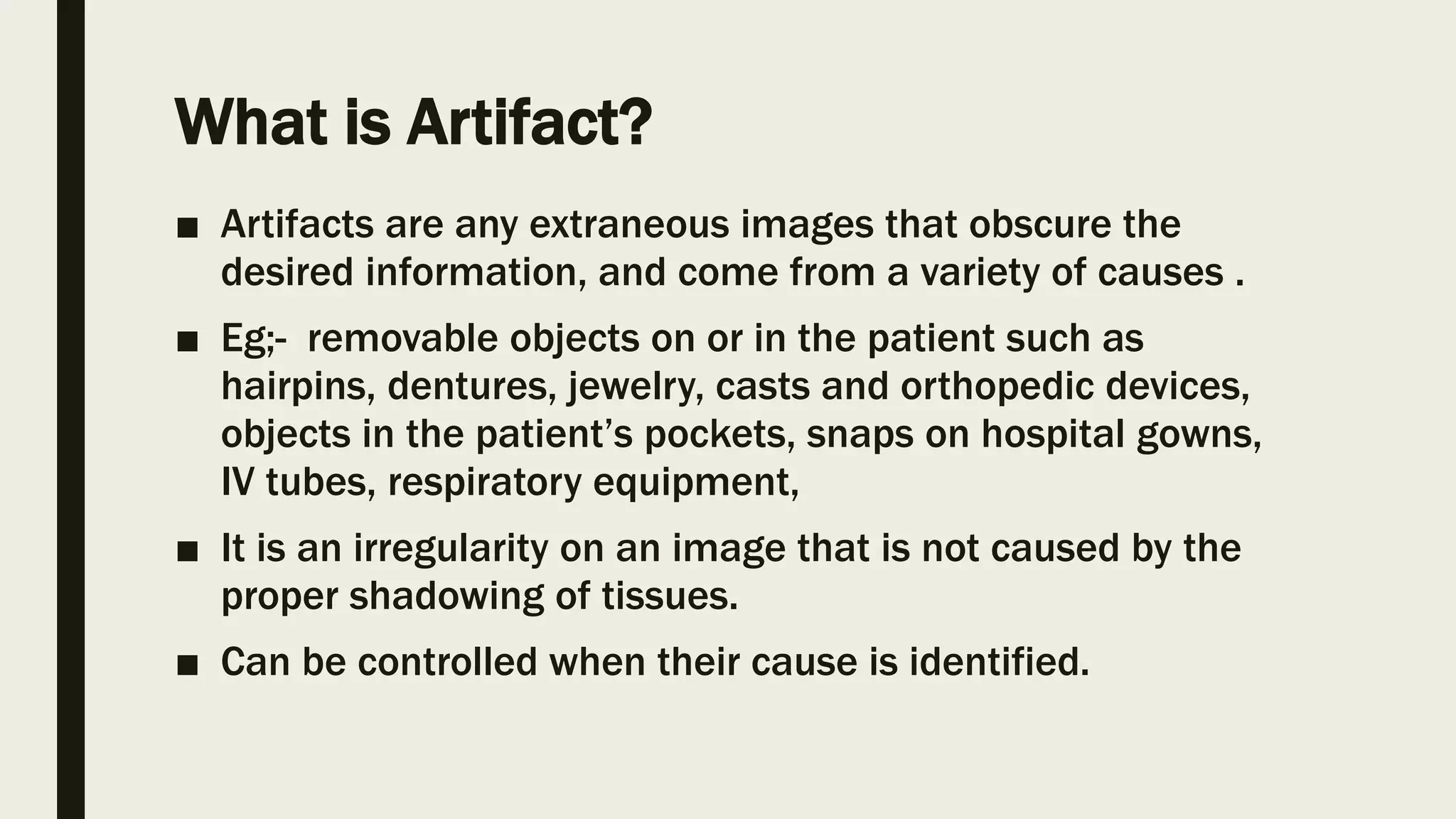 Radiographic screen film artifacts | PPTX