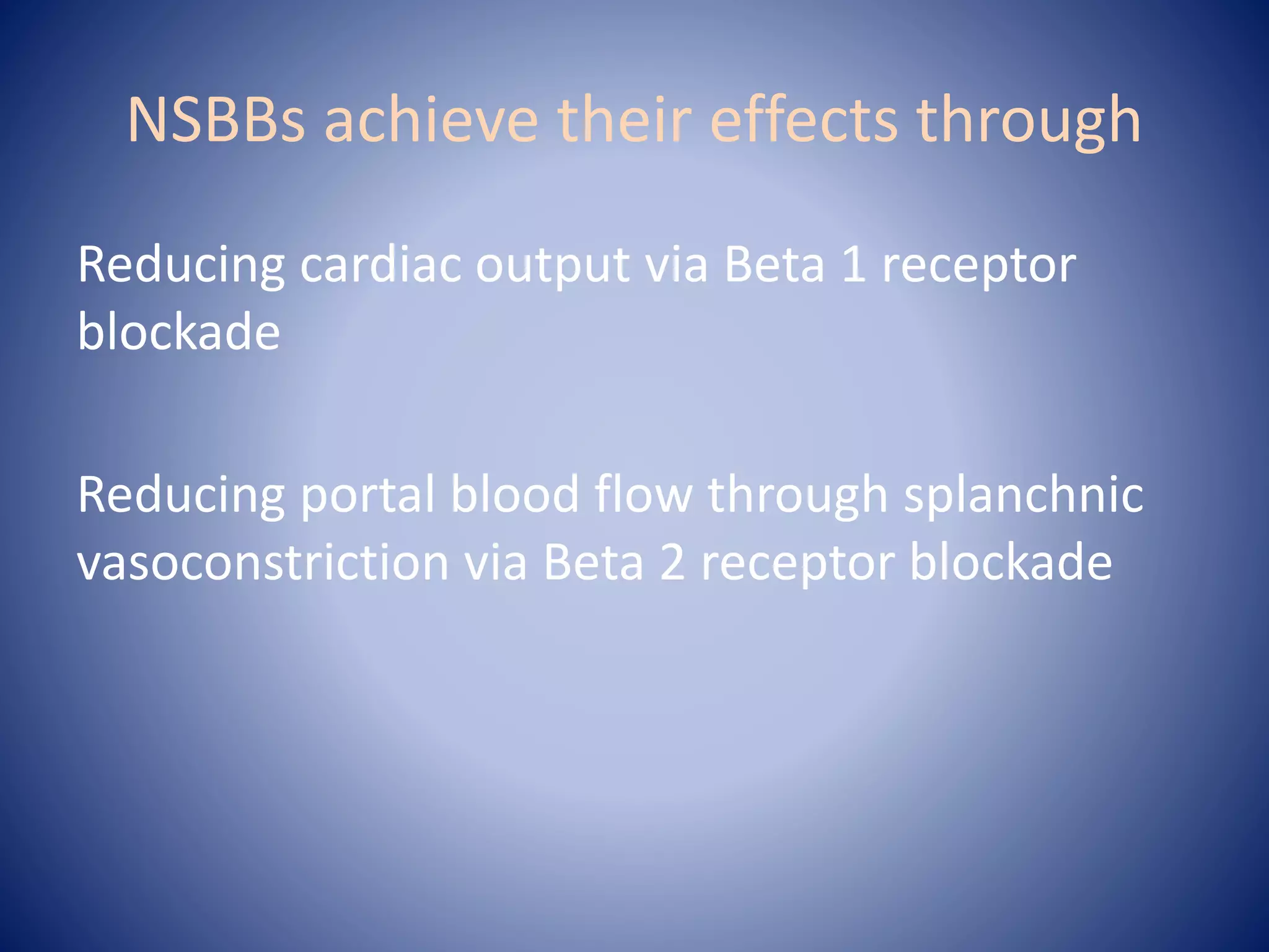 Non-selective Beta blockers | PPTX