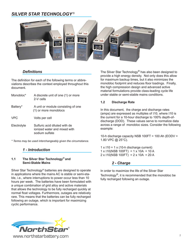 NorthStar NSB Technical Application Manual | PDF | Consumer Electronics ...
