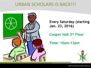 USF NSBE GBM 1.20.2016