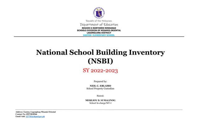 NSBI SCHOOL BUILDINGS-GASTON ES 2023.docx