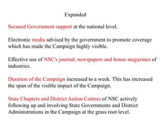 National safety council from India and safety | PPT