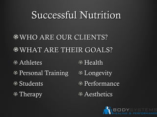 Nutritional Strategies for Success | PPT