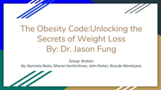 Obesity Code Evaluation | PPT